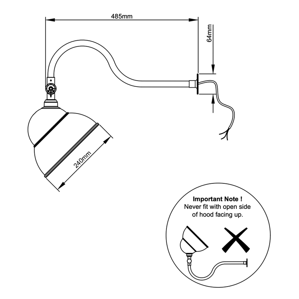 Swan Neck Sign Lights | Illuminated Signs - Vision Lighting Ltd